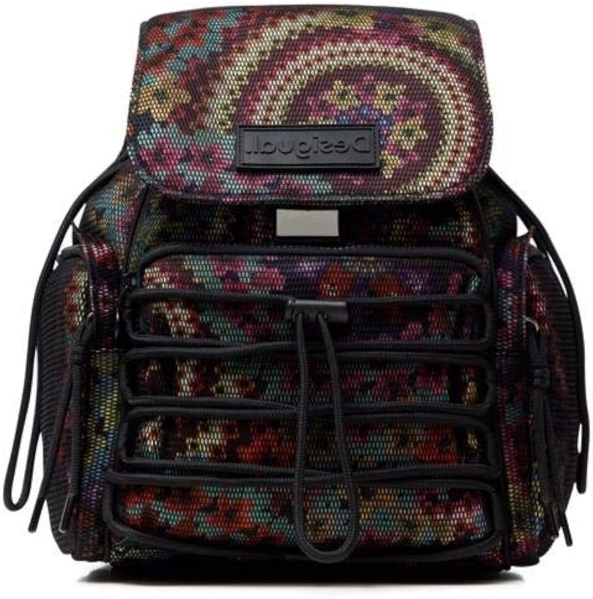 Desigual Women’s Fabric Backpack Medium, red – BigaMart