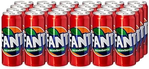 سعر Fanta Strawberry Carbonated Soft Drink, Cans, 24 x 355 ml فى ...