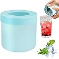 Amazon.com: Small Ice Maker Cup, Cylinder Silicone Ice Cube Molds, Mini ...