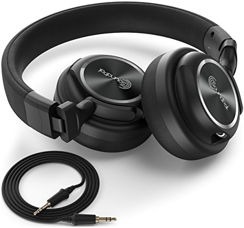 Bluetooth Headphones, SoundPal SL50 Ultra-Light Wireless On-Ear ...