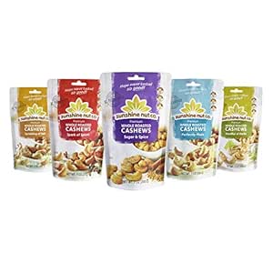 Amazon.com : Sunshine Nut Company Variety Pack Cashews, Peanut Free ...