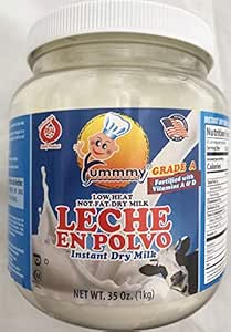 Amazon.com : Instant Dry Milk Powder, 1 kg (35 0z) Make 2.5 Gallons (10 ...