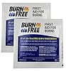 Burn Free Pain Relieving Gel Dressing 4" x 4" Sterile Burn & Wound ...