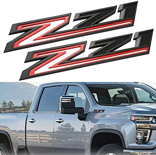 2pcs Fit Z71 Emblems Replacement for Silverado 1500 2500 3500 3D Raised ...