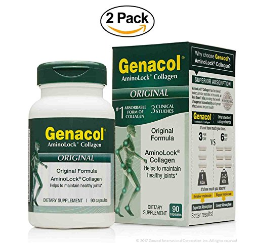 Genacol BioActive Hydrolyzed Collagen Peptides (2 bottles x 90 Caps ...