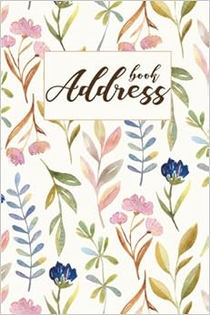 Address Book: Watercolor Flower - Address Book For Women - an ...
