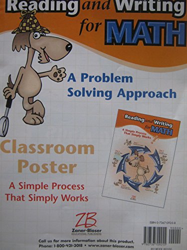 Reading and Writing for Math Classroom Poster: Lillie R. Albert ...