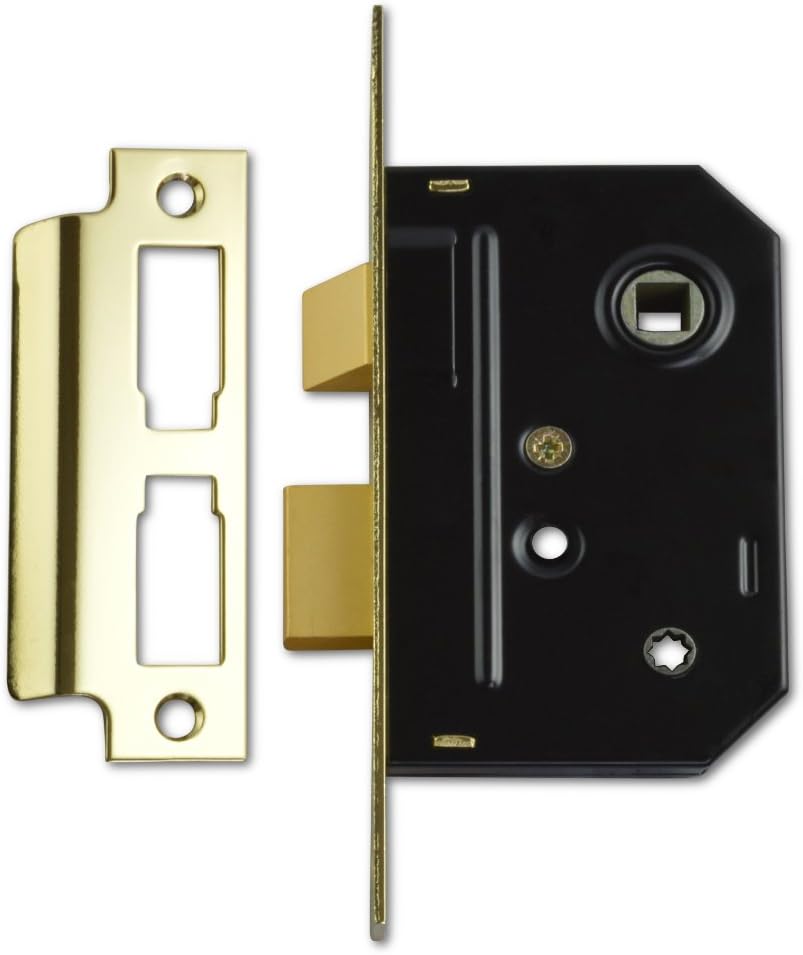 Union Locks 2294 Mortice Bathroom Lock 63mm - Polished Brass (Boxed ...