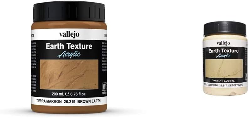 Vallejo Model Color 200 ml Stone Textures – Brown Earth & Model Color ...