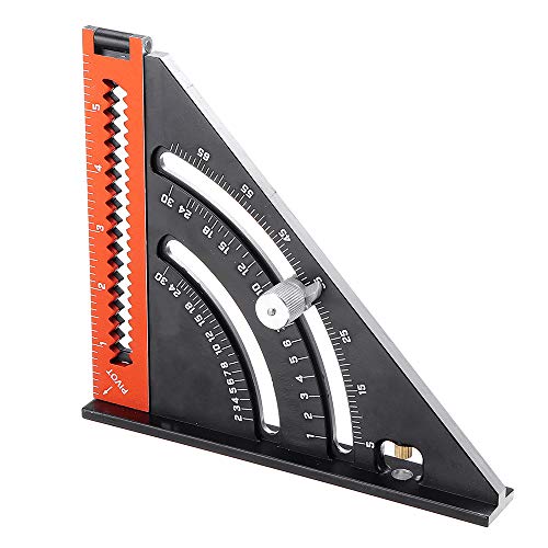 6 Inch Folding Triangle Ruler Carpenter Square Layout Tool Precision ...