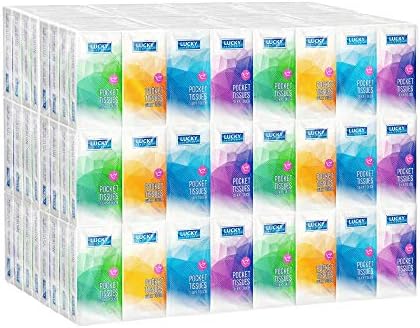 Premium Facial Tissues, Travel and Pocket Size, Bulk (192 Packs), 10 ...