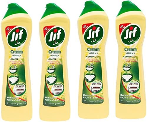 Jif 202381 Scouring Cream Lemon 500ml 4pcs: Buy Online at Best Price in ...