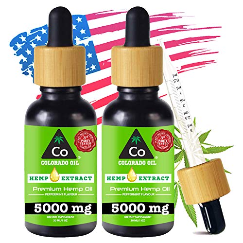 The Colorado Co Hemp Oil 5000 Milligram For Pain Relief, Anxiety, Sleep ...