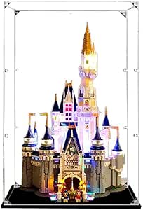 Display Box, Clear Acrylic Display Case, Compatible with Lego 71040 ...