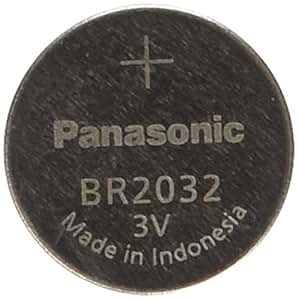 Amazon.com: Panasonic BR2032 Battery, Lithium, 3v, 190ma, Coin cell ...
