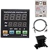 PID Temperature Controller Meter Indicator, Jaybva Digital Universal Thermostat C and Fahrenhe F ...