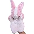 Amazon.com: Bunny Hand Puppets Rabbit Plush Animals Toys for Kids ...