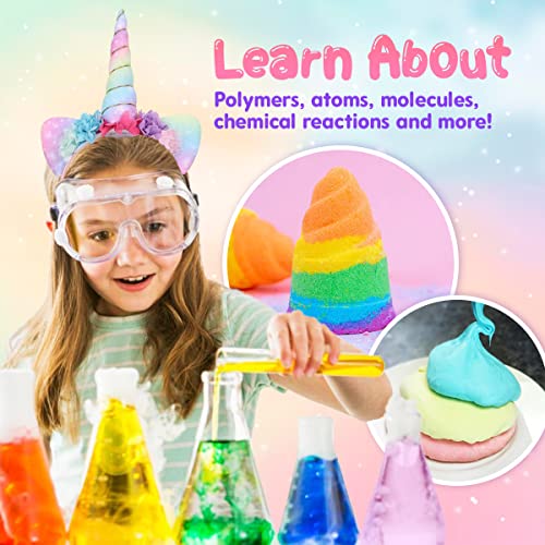 Playz Unicorn Slime & Crystals 100+ Science Experiments Kit Gift for ...