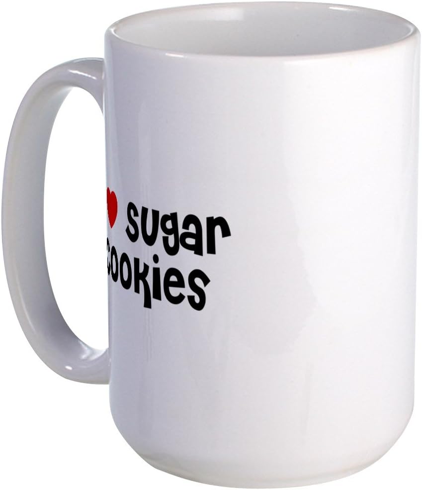 Amazon.com: CafePress I Sugar Cookies Large Mug Coffee Mug, Large 15 oz ...