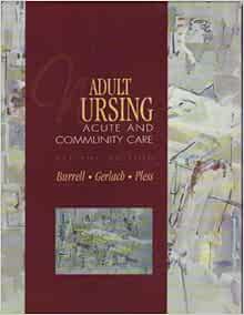 Adult Nursing (2nd Edition): 9780838501740: Medicine & Health Science ...
