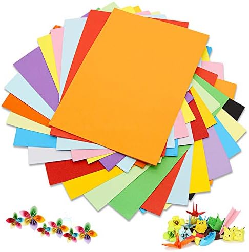 Coloured Card A4, Coloured Paper (Pack of 100 Sheets) 180gm, 20 ...