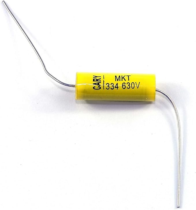 Amazon.com: Cary 10pcs Yellow Long Lead Axial Polyester Film Capacitor 0.33uf 630v Fr Tube Amps ...