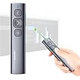 Amazon.com: NORWII N95 Presentation Clicker with Green Light Pointer,Rechargeable USB Wireless ...