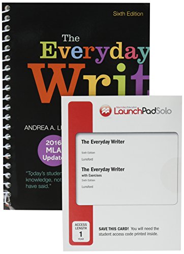 Amazon.com: The Everyday Writer (Spiral) with 2016 MLA Update 6e ...