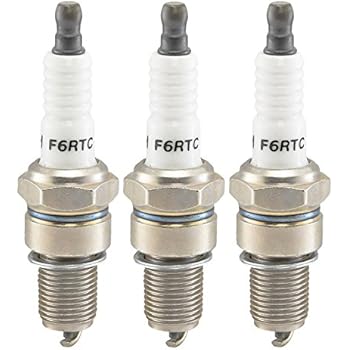 Amazon.com : SaferCCTV 3pcs Spark Plugs F6RTC for Honda GCV160, GCV190 Honda Lawn Mower Spark ...