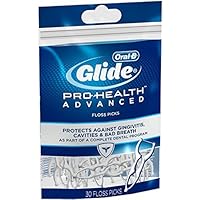 Amazon.com: Proctor & Gamble Glide Floss Picks 30ct Size 30ct Crest ...