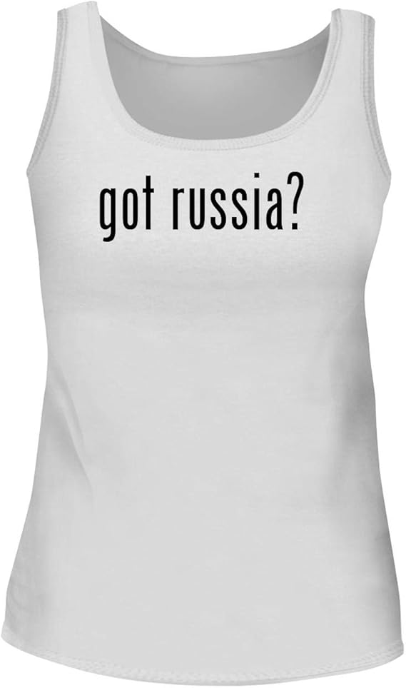 Amazon.com: got russia? - Women's Soft & Comfortable Tank Top, White ...