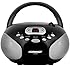 Amazon.com: Koramzi Portable CD Boombox Sound System with Top-Loading CD Player, AM/FM Radio ...