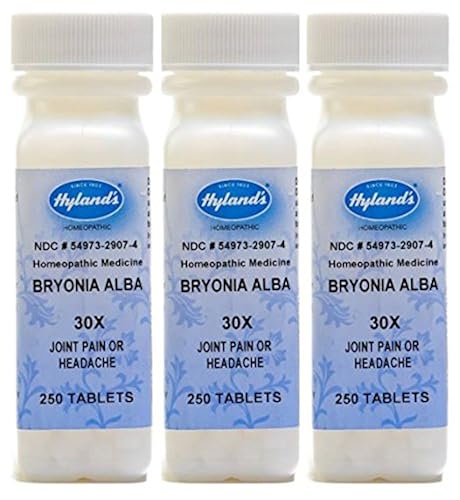 Hyland's Bryonia Alba 30X Tablets, Natural Relief of Joint Pain or ...