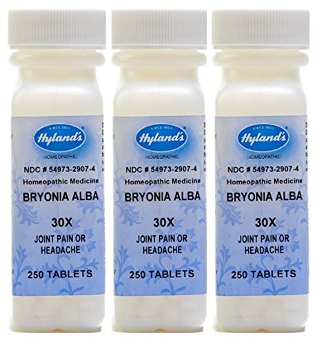 Hyland's Bryonia Alba 30X Tablets, Natural Relief of Joint Pain or ...