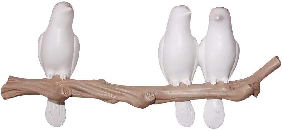 Amazon.com: Evibooin Decor Wall Mounted Coat Rack | Birds On Tree ...