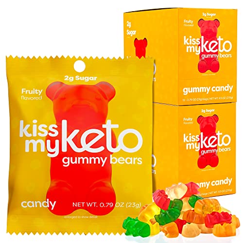 Kiss My Keto Gummies Candy – Low Carb Candy Gummy Bears, Keto Snack ...