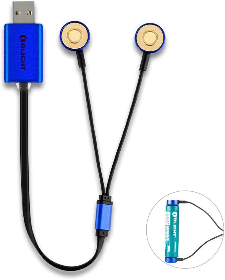 Olight Universal Magnetic USB Battery Charger UC Charger for 14430 ...