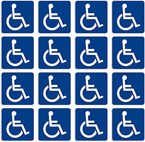 dealzEpic - Wheelchair Sign Handicapped Disabled Sign | Self Adhesive ...