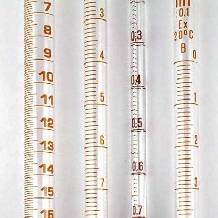 Pipetta graduata in vetro, 1 ml: Amazon.it: Casa e cucina
