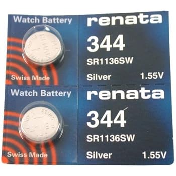 Amazon.com: #344 Renata Watch Batteries 2Pcs: Home Audio & Theater