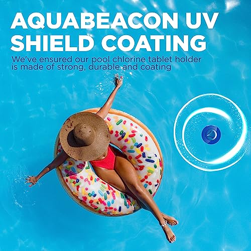 Aquabeacon Anti-UV Coating Pool Chlorine Floater - Chlorine Dispenser ...