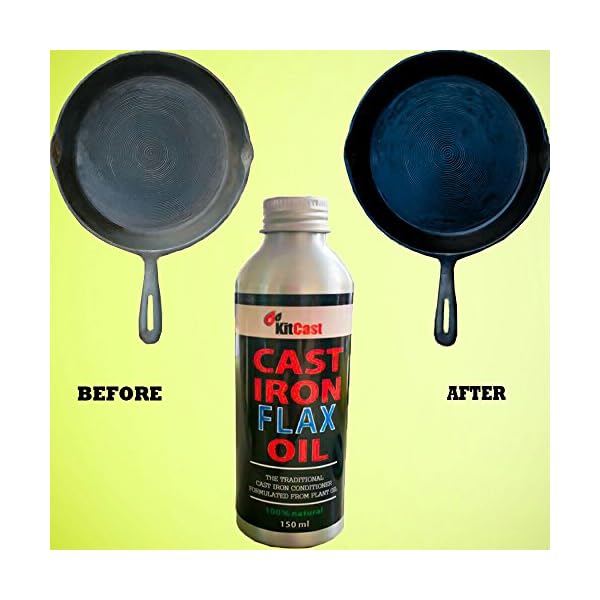KitCast- Traditional Cast Iron Conditioner or Cast Iron Oil for Cast ...