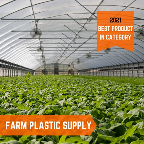 Farm Plastic Supply - Clear Greenhouse Plastic Sheeting - 6 mil - (25 ...