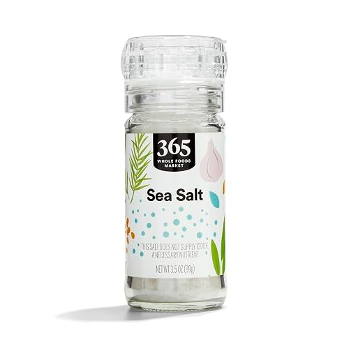 365 by Whole Foods Market Sea Salt with Built-in Grinder, 3.5 Ounce in ...