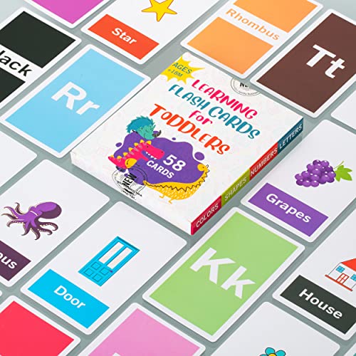 Mr. Pen- Alphabet Flash Cards For Toddlers, Double-Sided, 58 Picture ...