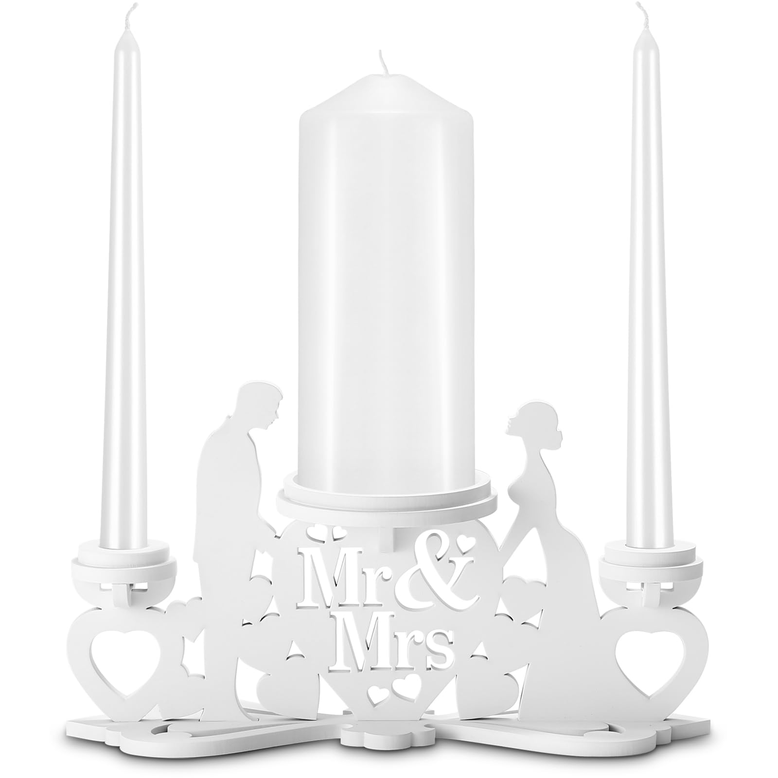 Rozrety Unity Candle Holder - Unity Candles Stand for Wedding Ceremony ...