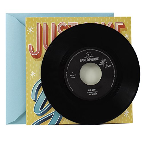 Hallmark Birthday Greeting Card with Vinyl Record (Real Tina - Want It All