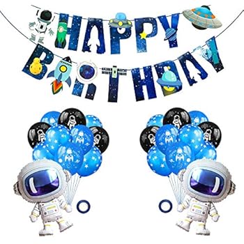 Amazon.com: BirthdayExpress Solar System Rocket to Space Astronaut ...