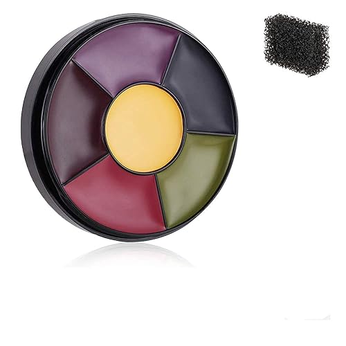 Mysense 6 Color Bruise Wheel Special Effects SFX Zombie Makeup Kit ...