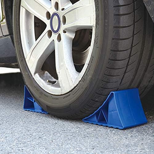 Loading Dock Wheel Chocks Abnaok RV Camper Large Wheel Chocks with Rope ...